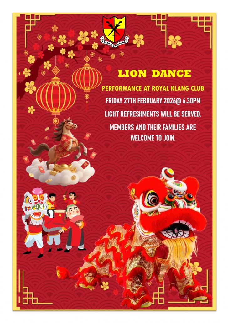 LION DANCE 27.2.2026 – Royal Klang Club